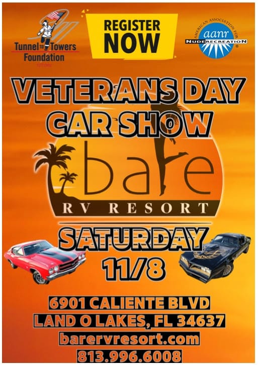 Muscle Cars and Muscles at the Bare RV Resort